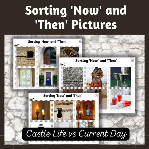 Sorting 'Now' and 'Then' Game (Castle Life vs Current Day ...
