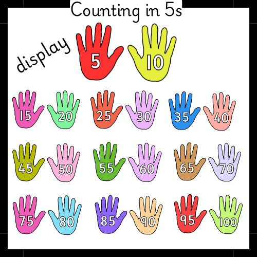 Counting in 5s DIsplay | PrimaryResourceRack