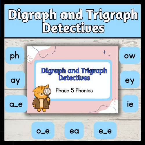 Digraph and Trigraph Detectives PPTX (Phase 5 Phonics ...