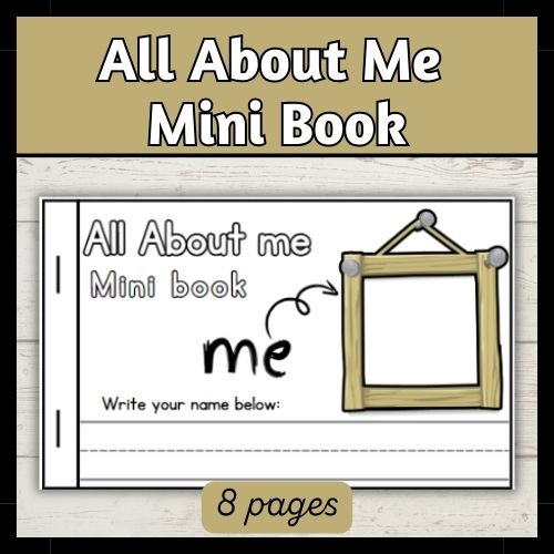 All About Me Mini Book | PrimaryResourceRack