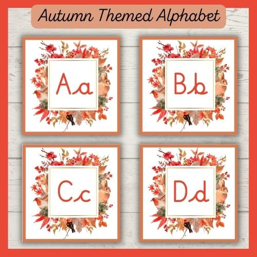 Autumn Alphabet Classroom Display | PrimaryResourceRack