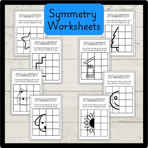 Symmetry Worksheets | PrimaryResourceRack