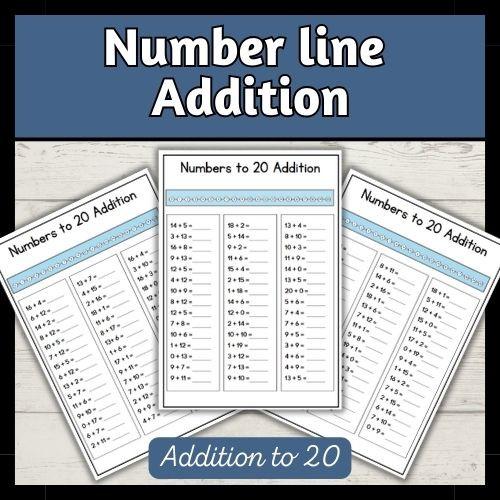Number line Addition to 20 | PrimaryResourceRack