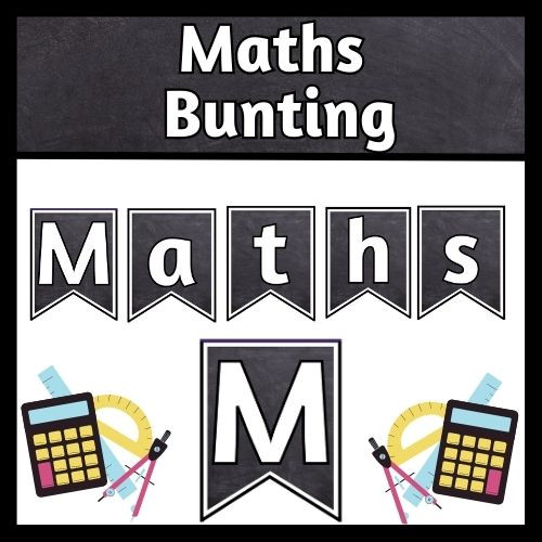 Maths Display Bunting | PrimaryResourceRack