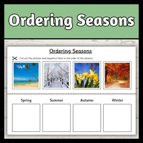 Ordering Seasons Worksheet | PrimaryResourceRack