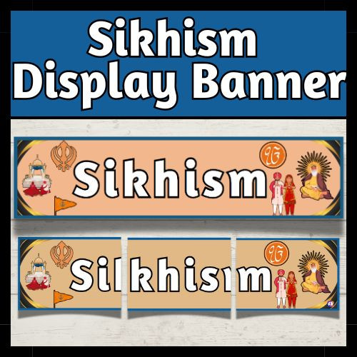 Sikhism Classroom Display Banner | PrimaryResourceRack