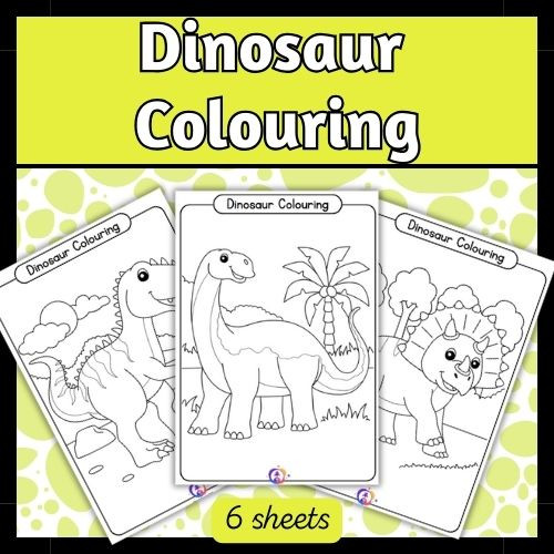 Dinosaur Colouring Pack | PrimaryResourceRack