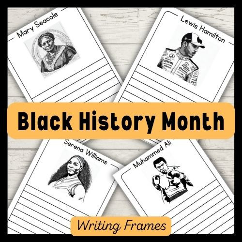 Black History Writing Frames | PrimaryResourceRack