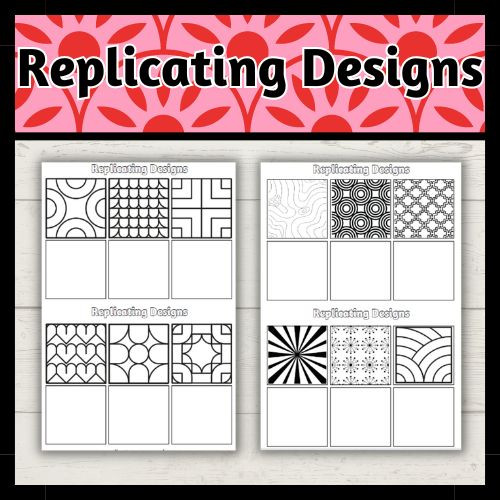 Replicating Designs Worksheets | PrimaryResourceRack