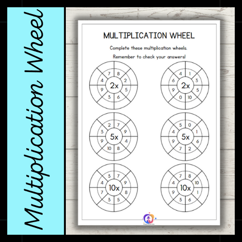 Multiplication Wheels | PrimaryResourceRack