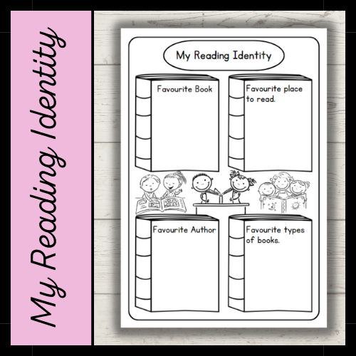 My Reading Identity Worksheet | PrimaryResourceRack