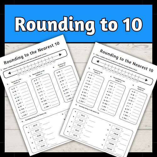 Rounding to the Nearest 10 Worksheets | PrimaryResourceRack