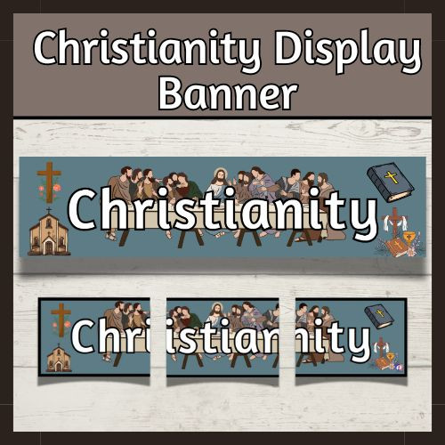 Christianity Classroom Display Banner | PrimaryResourceRack