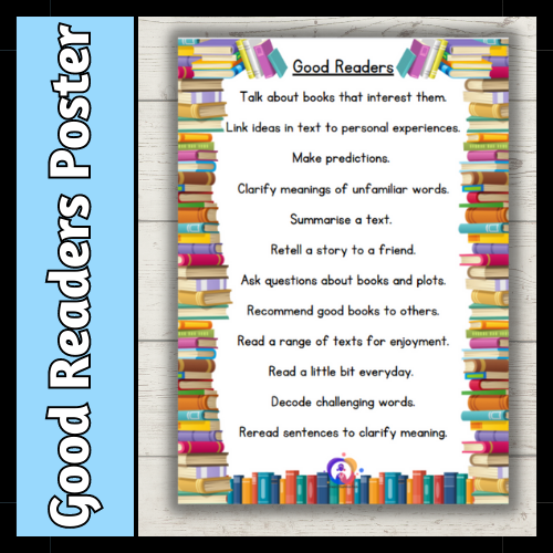 Good Readers Poster | PrimaryResourceRack