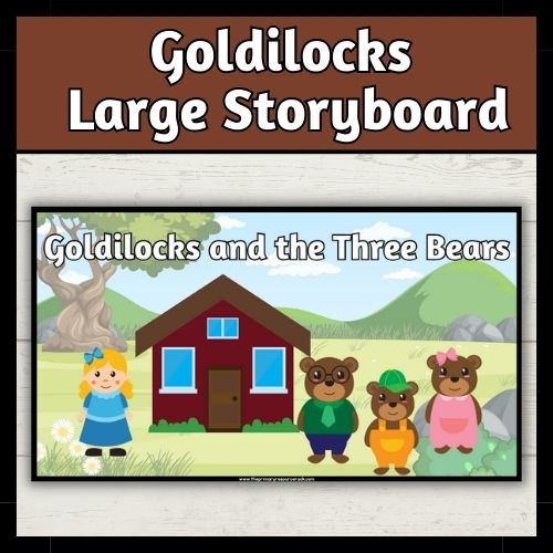 Goldilocks and the Three Bears Large Storyboard | PrimaryResourceRack