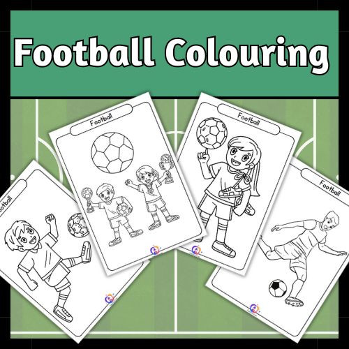 Football Colouring Pack | PrimaryResourceRack