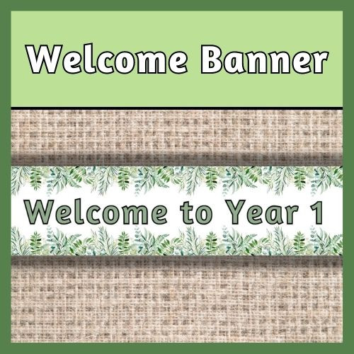 'Welcome' Classroom Display Banners | PrimaryResourceRack