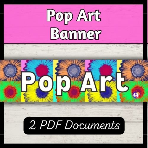 Pop Art Classroom Display Banner | PrimaryResourceRack