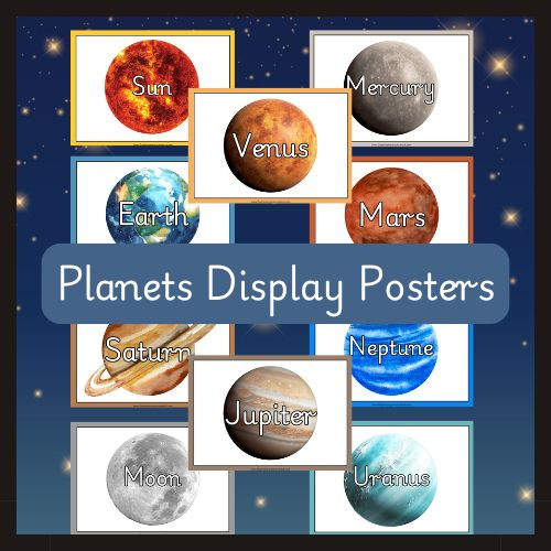 Planets Classroom Display Posters | PrimaryResourceRack