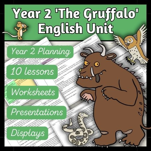 'The Gruffalo' Year 2 English Planning and Resources | PrimaryResourceRack