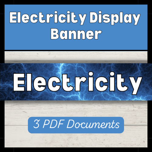 Electricity Display Banner | PrimaryResourceRack