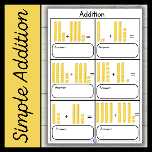 Addition with no regrouping worksheets | PrimaryResourceRack
