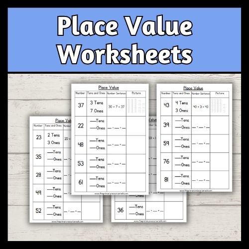 2 - Digit Number Place Value Worksheets | PrimaryResourceRack