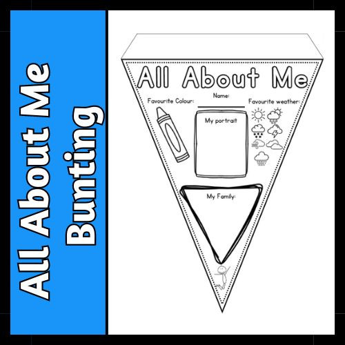 'All About Me' Classroom Bunting | PrimaryResourceRack