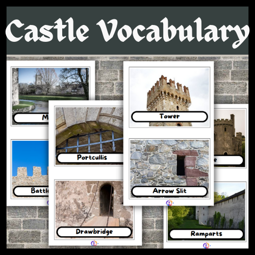 Castle Display Vocabulary | PrimaryResourceRack