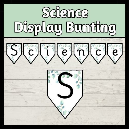 'Science' Classroom Display Bunting | PrimaryResourceRack