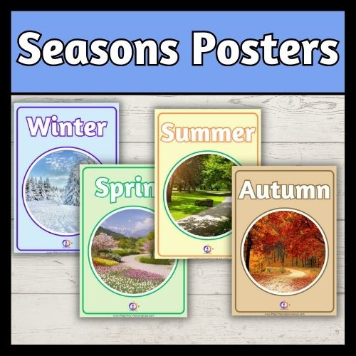 Seasons Display Posters | PrimaryResourceRack