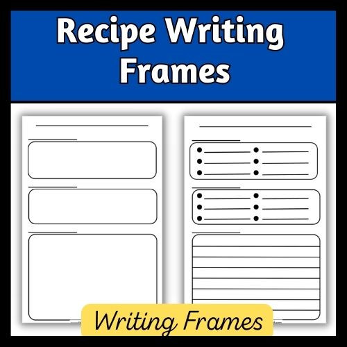 Recipe Writing Frames | PrimaryResourceRack