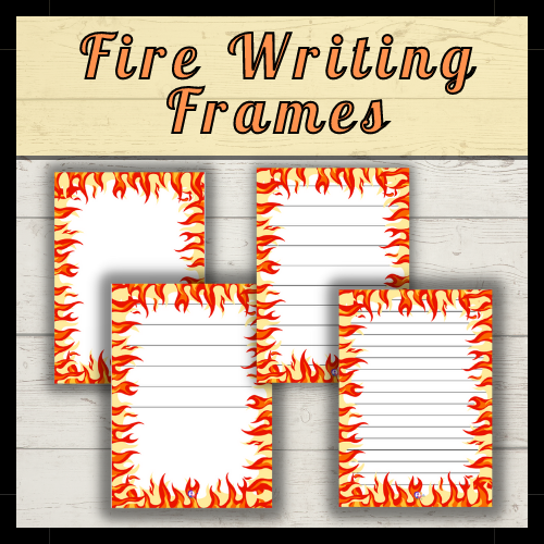 Fire Writing Frame | PrimaryResourceRack