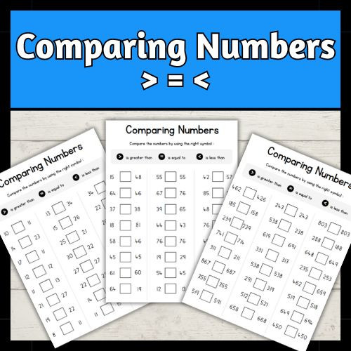 Comparing Numbers > =