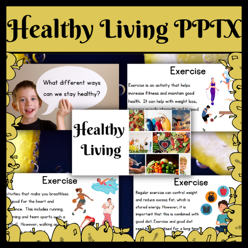 Healthy Living PowerPoint Presentation | PrimaryResourceRack