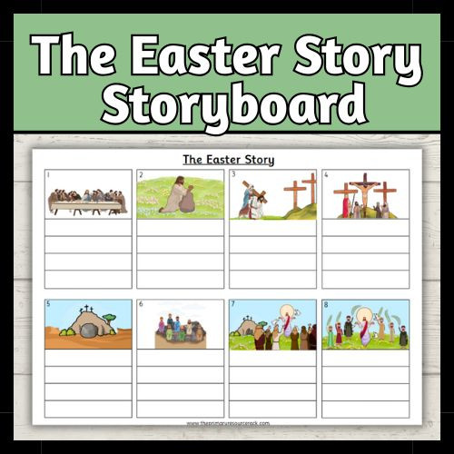 The Easter Story Storyboard | PrimaryResourceRack