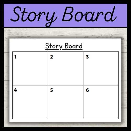 Blank Story Board | PrimaryResourceRack