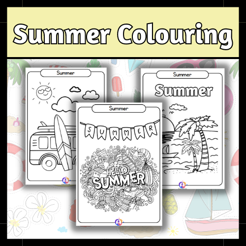Summer Colouring Pack Primaryresourcerack