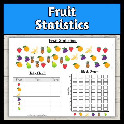 Fruit Statistics Worksheet | PrimaryResourceRack