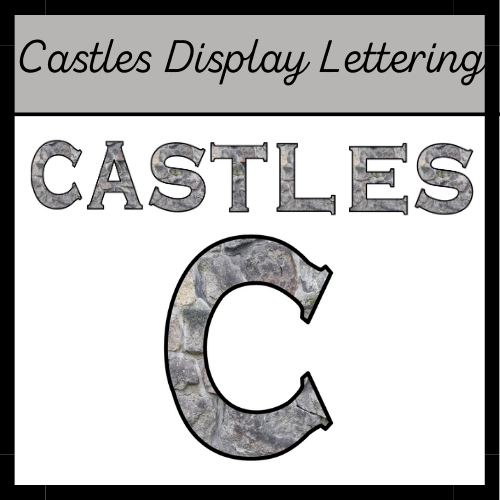 Castles Display Lettering | PrimaryResourceRack