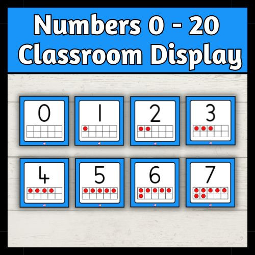 Numbers 0 - 20 Classroom Maths Display | PrimaryResourceRack