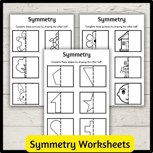 Symmetry Worksheets | PrimaryResourceRack