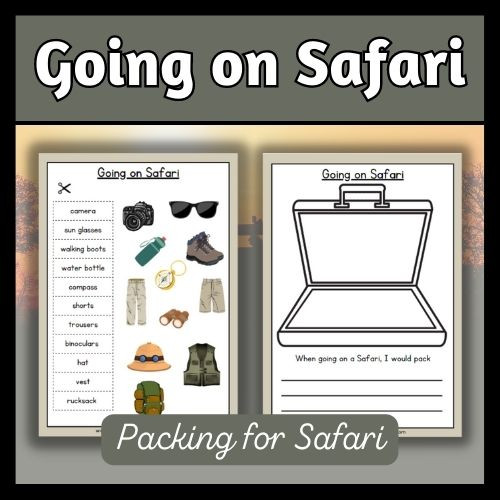 Going on Safari Worksheet | PrimaryResourceRack