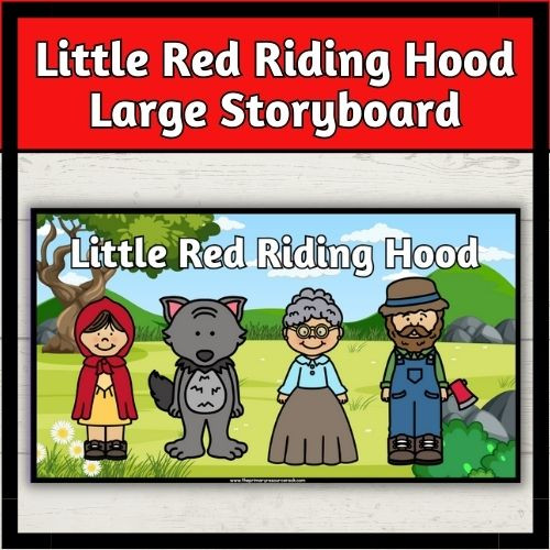 Little Red Riding Hood Large Storyboard | PrimaryResourceRack