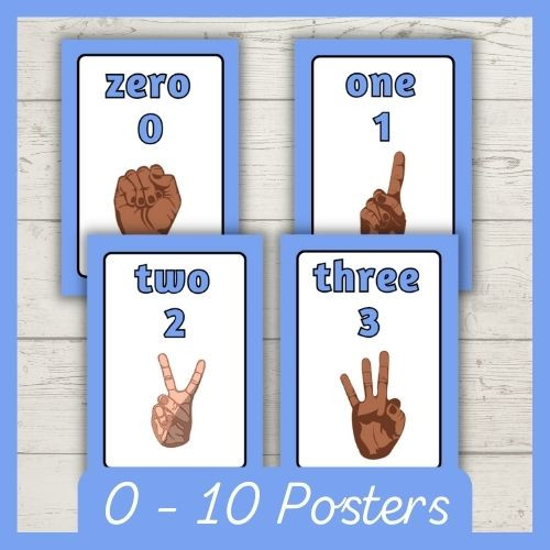 Numbers 0 - 10 Display Posters | PrimaryResourceRack