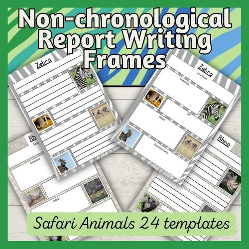 Non-chronological Reports Writing Frames | PrimaryResourceRack