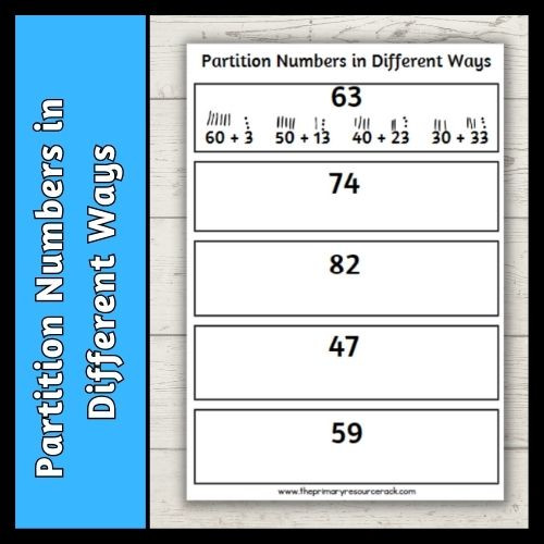 Partition Numbers in Different Ways | PrimaryResourceRack
