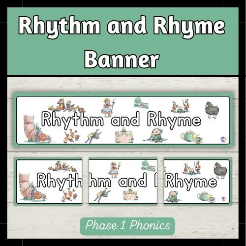 Rhythm and Rhyme Classroom Display Banner | PrimaryResourceRack
