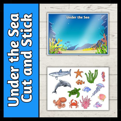 Under the Sea Cut and Stick Activity | PrimaryResourceRack