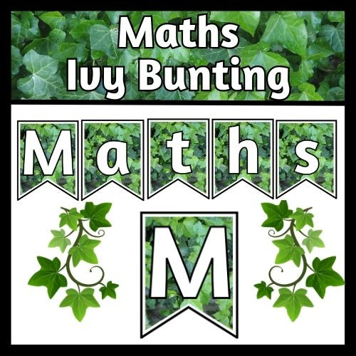 Maths Display Bunting | PrimaryResourceRack